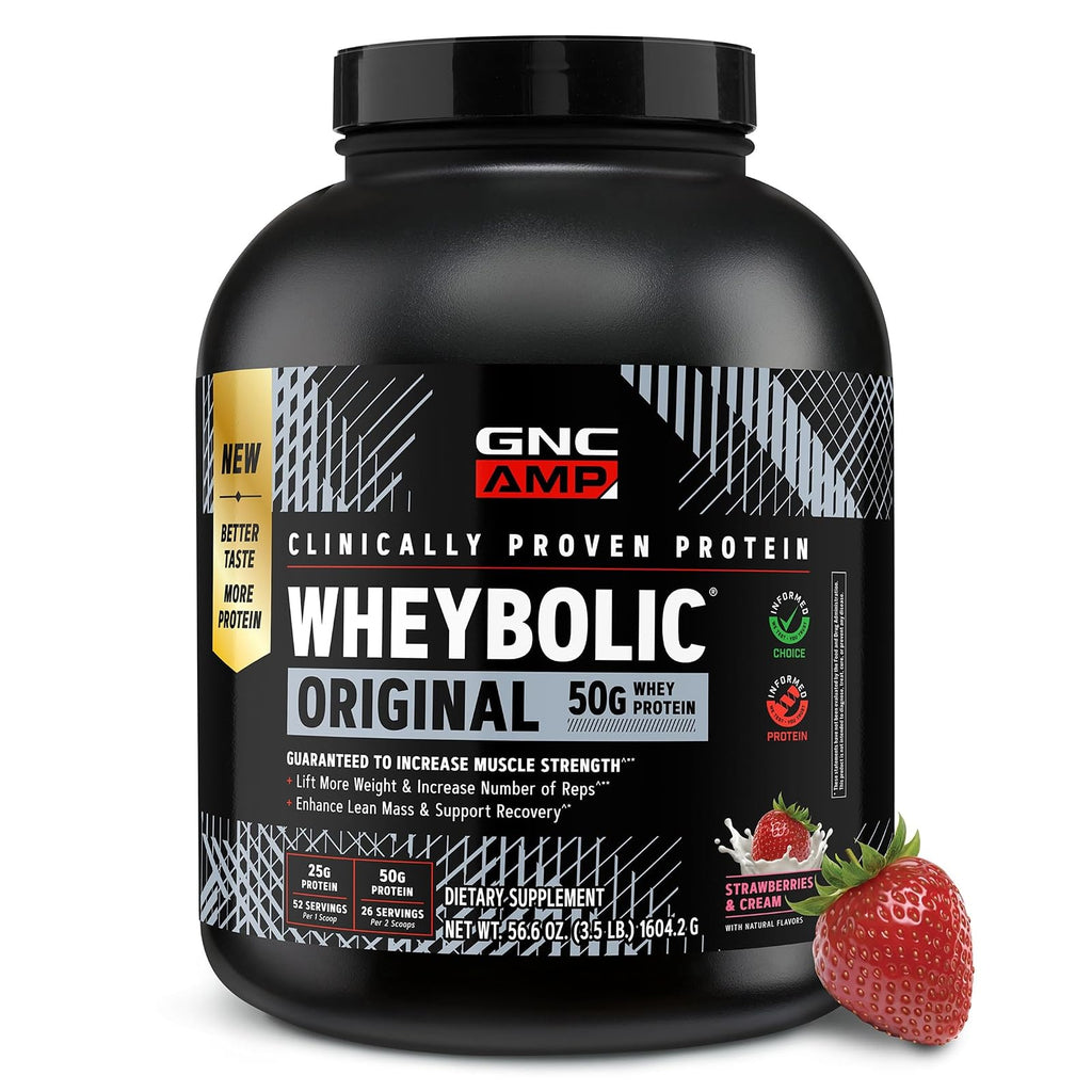 GNC AMP Wheybolic protein powder