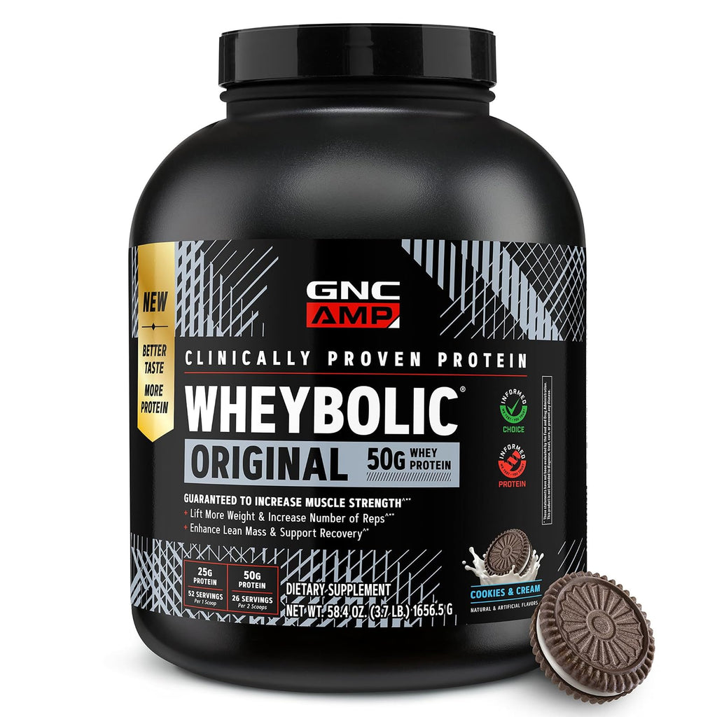 GNC AMP Wheybolic protein powder