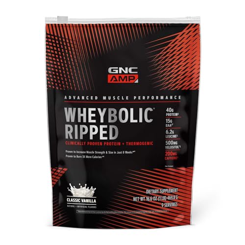 GNC AMP Wheybolic Ripped protein powder