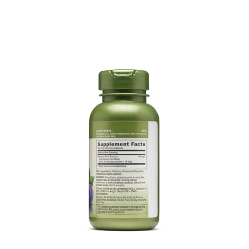 GNC bilberry extract 100 servings