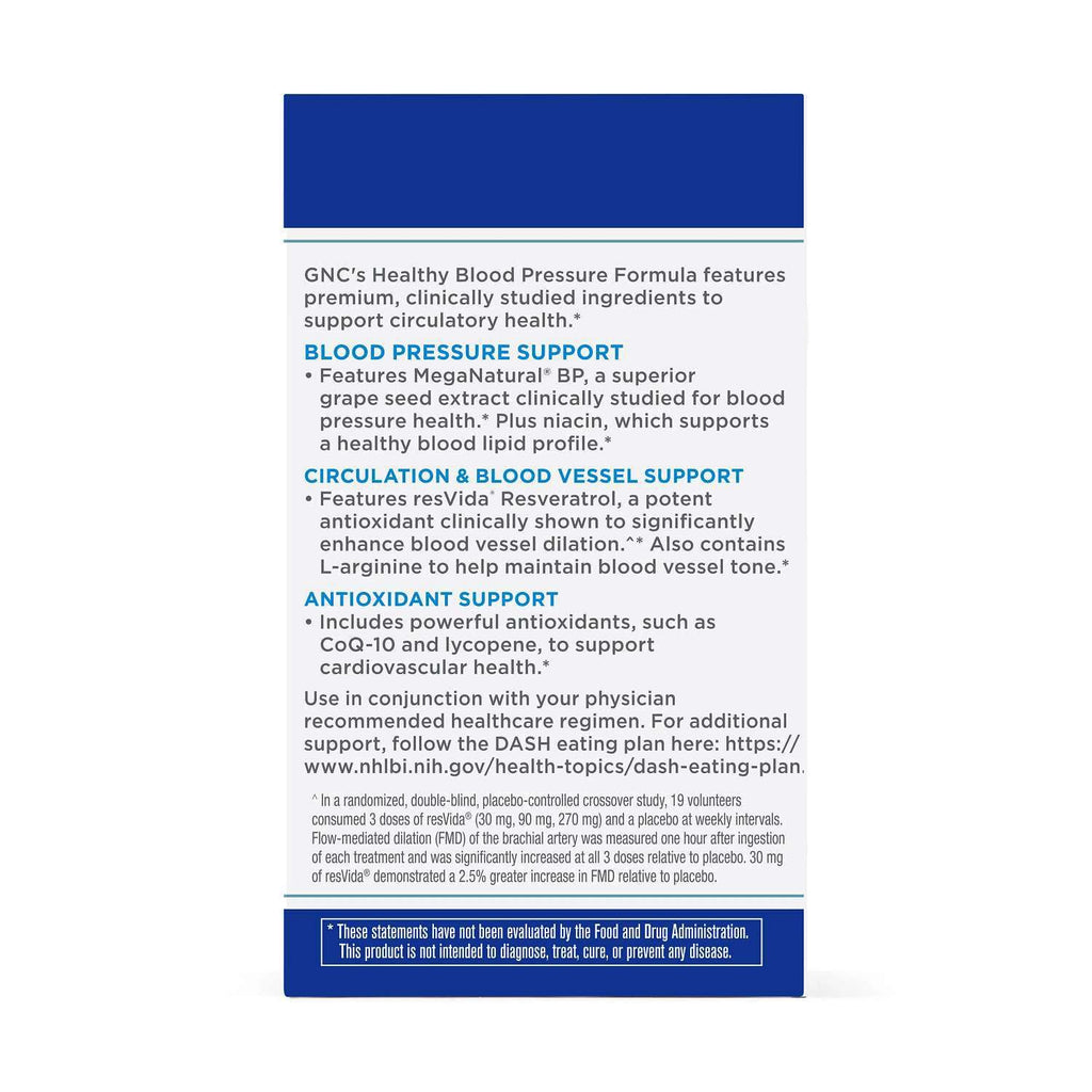 GNC blood pressure health formula