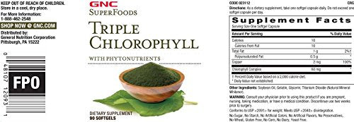 GNC chlorophyll for fresh breath