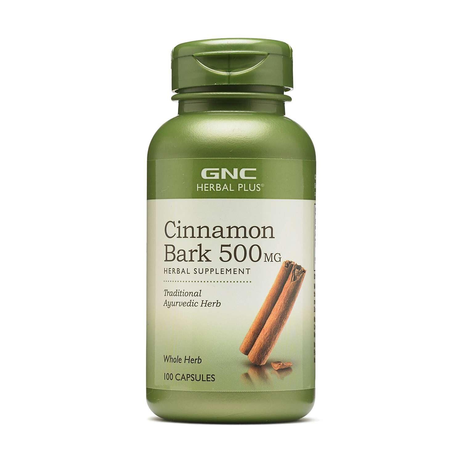 GNC cinnamon bark herbal supplement