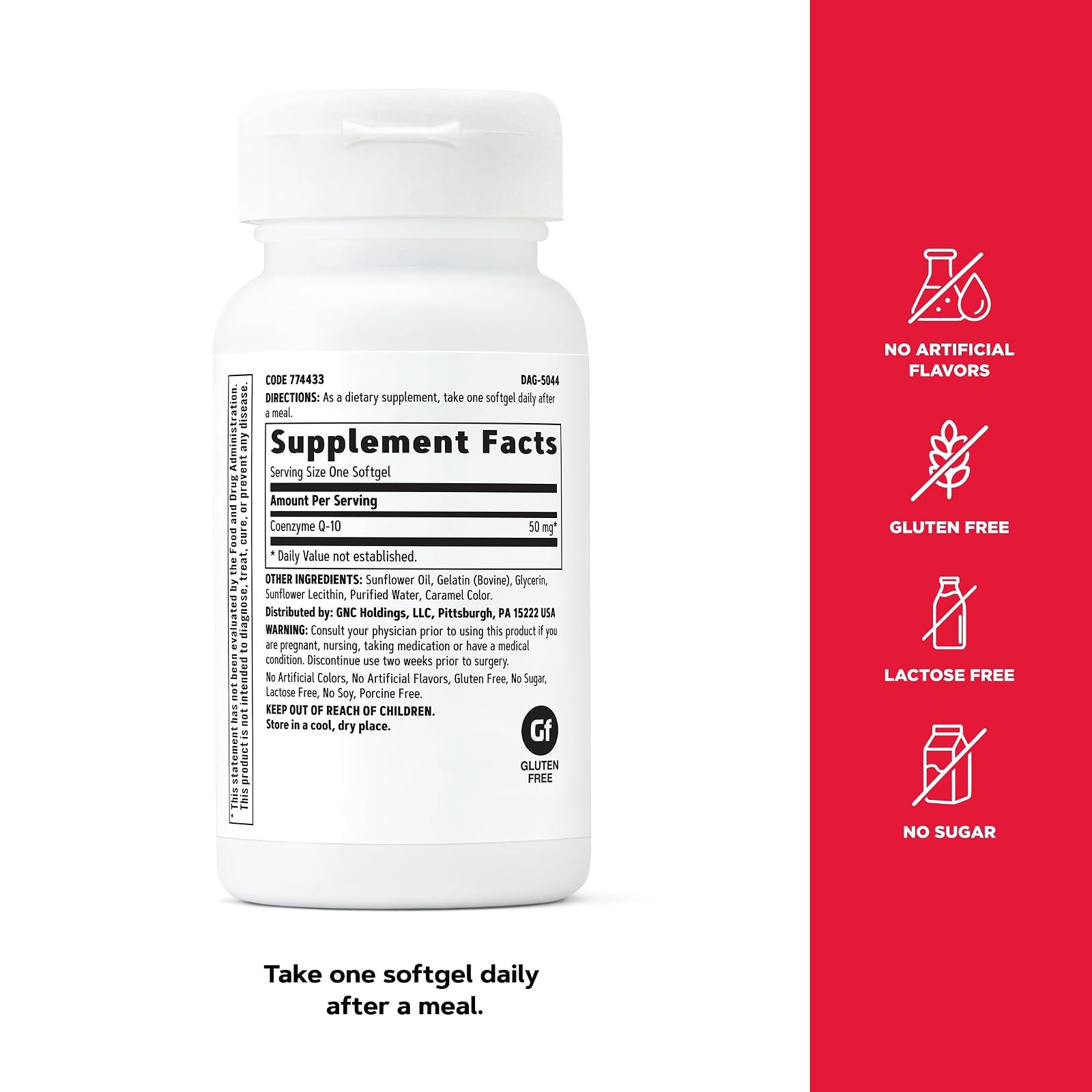 GNC CoQ10 for cellular health