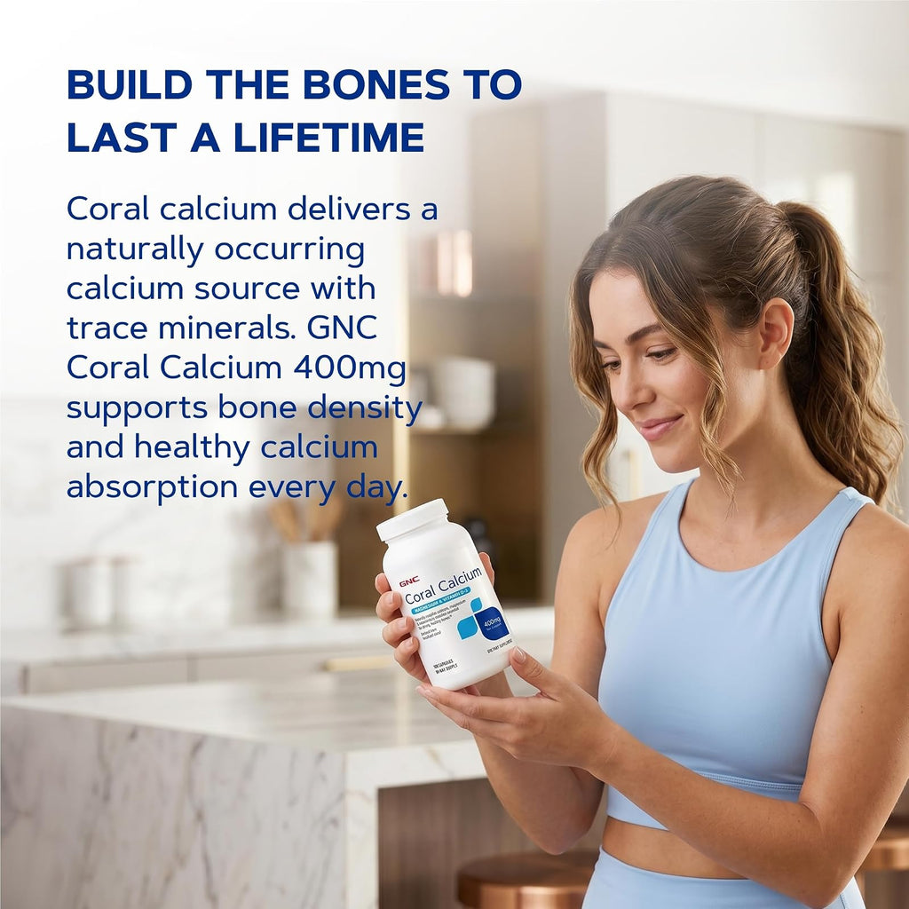 GNC Coral Calcium 400 mg capsules