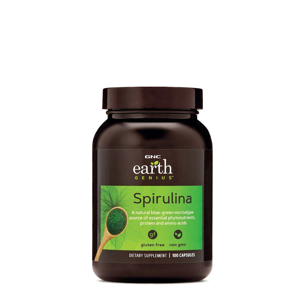 GNC Earth Genius spirulina capsules
