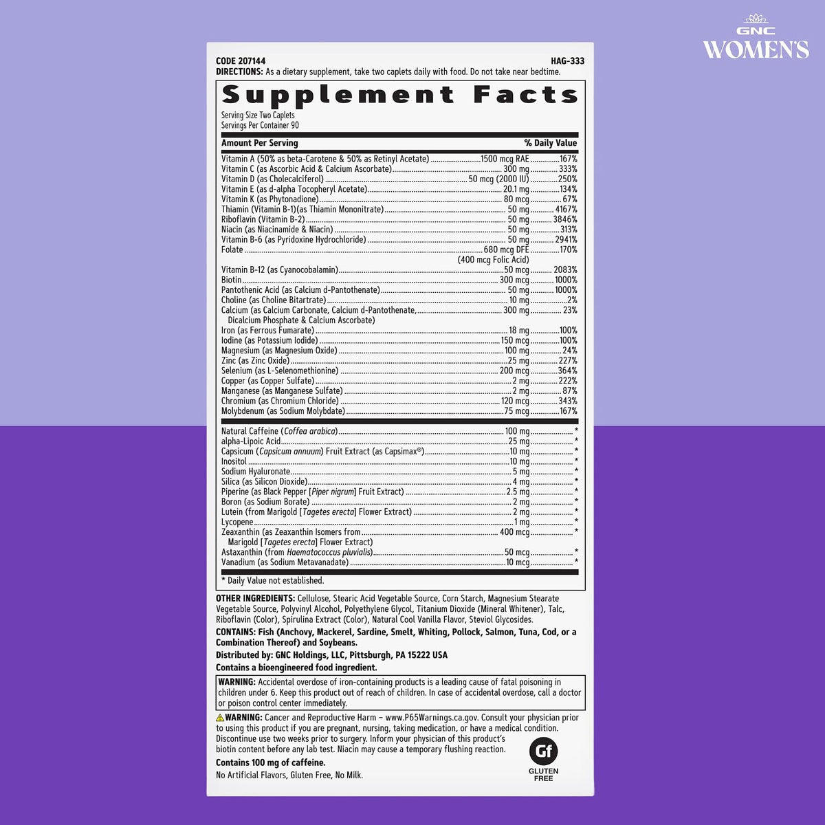 GNC energy and metabolism support tablets