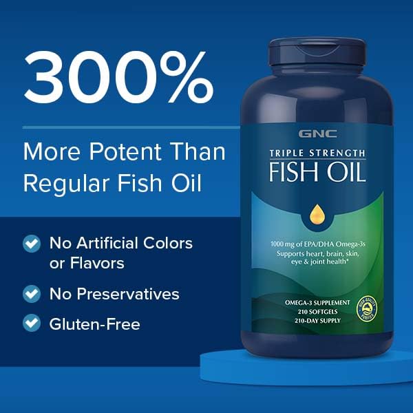 GNC fish oil for heart support