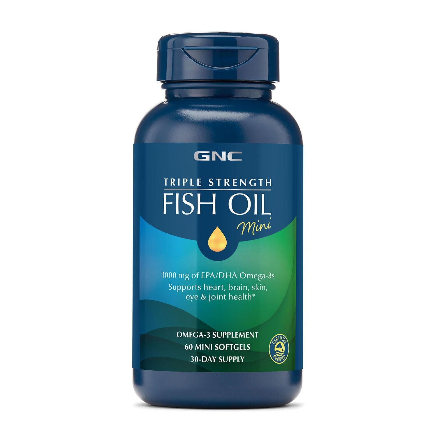GNC fish oil mini softgels