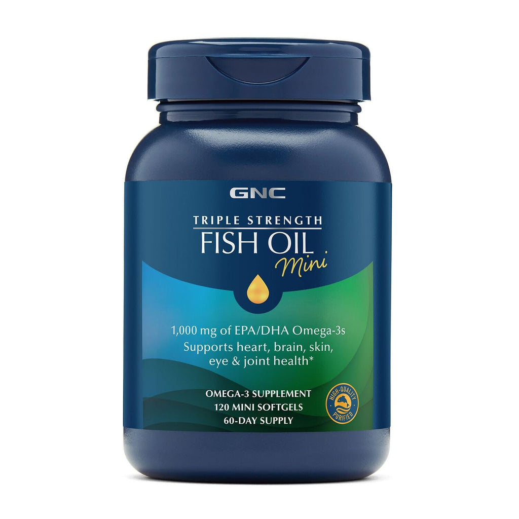 GNC fish oil mini softgels