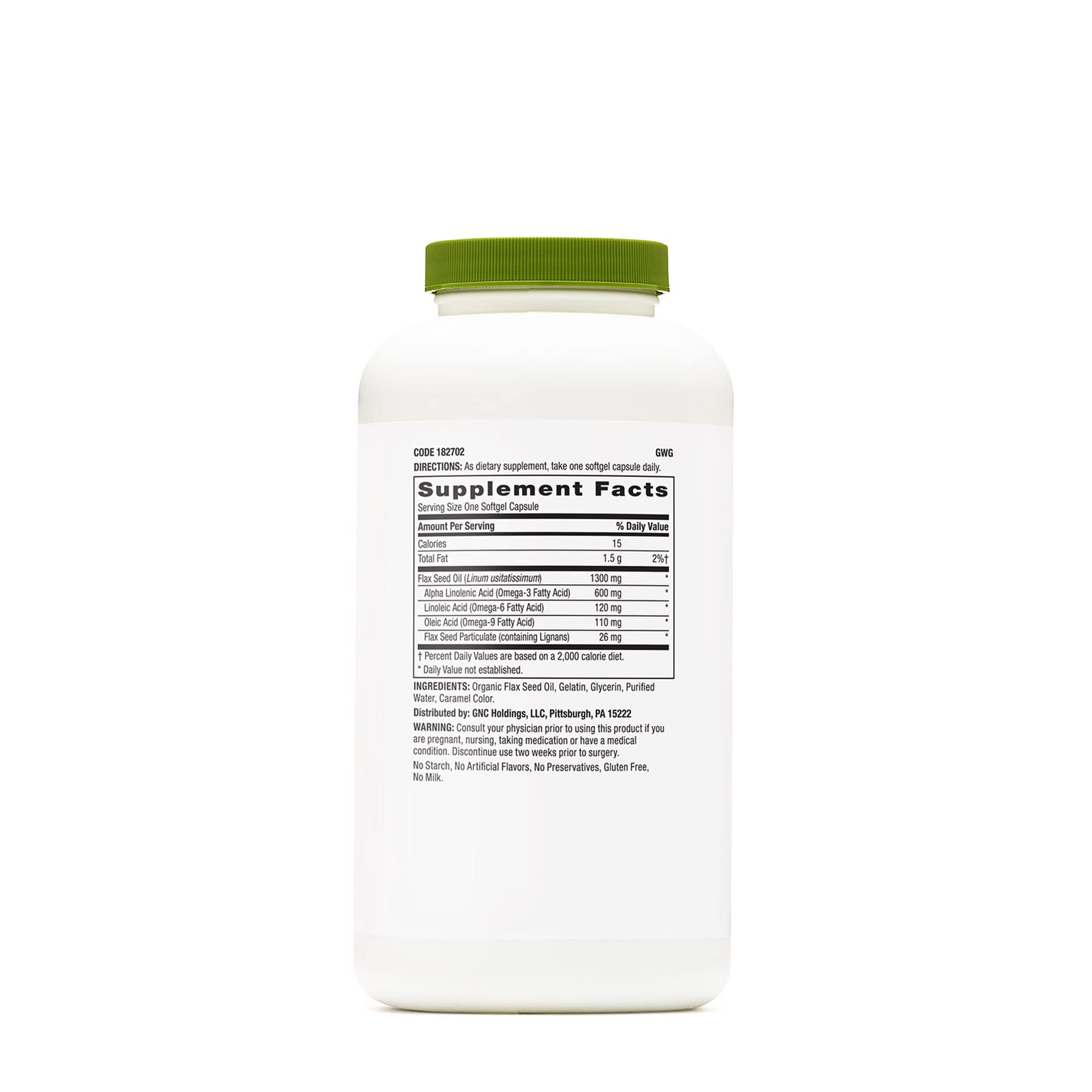 GNC flax seed oil benefits