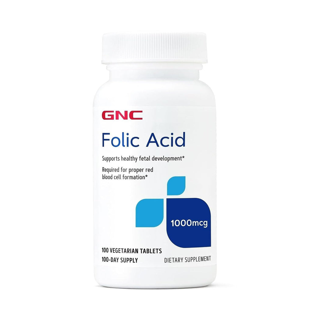 GNC folic acid 1000 mcg tablets