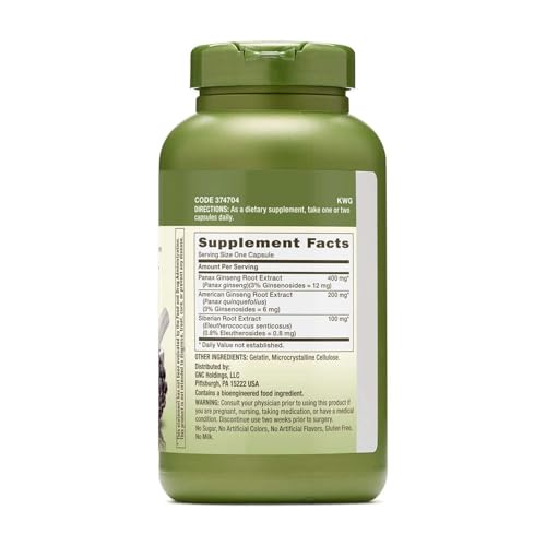 GNC ginseng for overall wellness