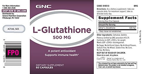 GNC Glutathione twin pack deal
