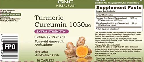 GNC herbal turmeric for digestive support