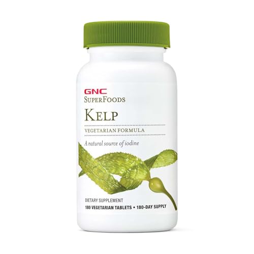 GNC Kelp tablets for thyroid support
