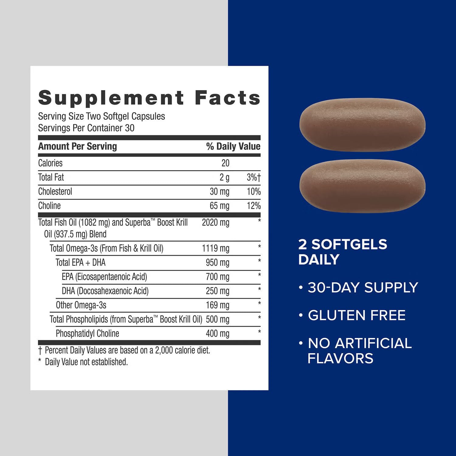GNC krill oil for improved brain function