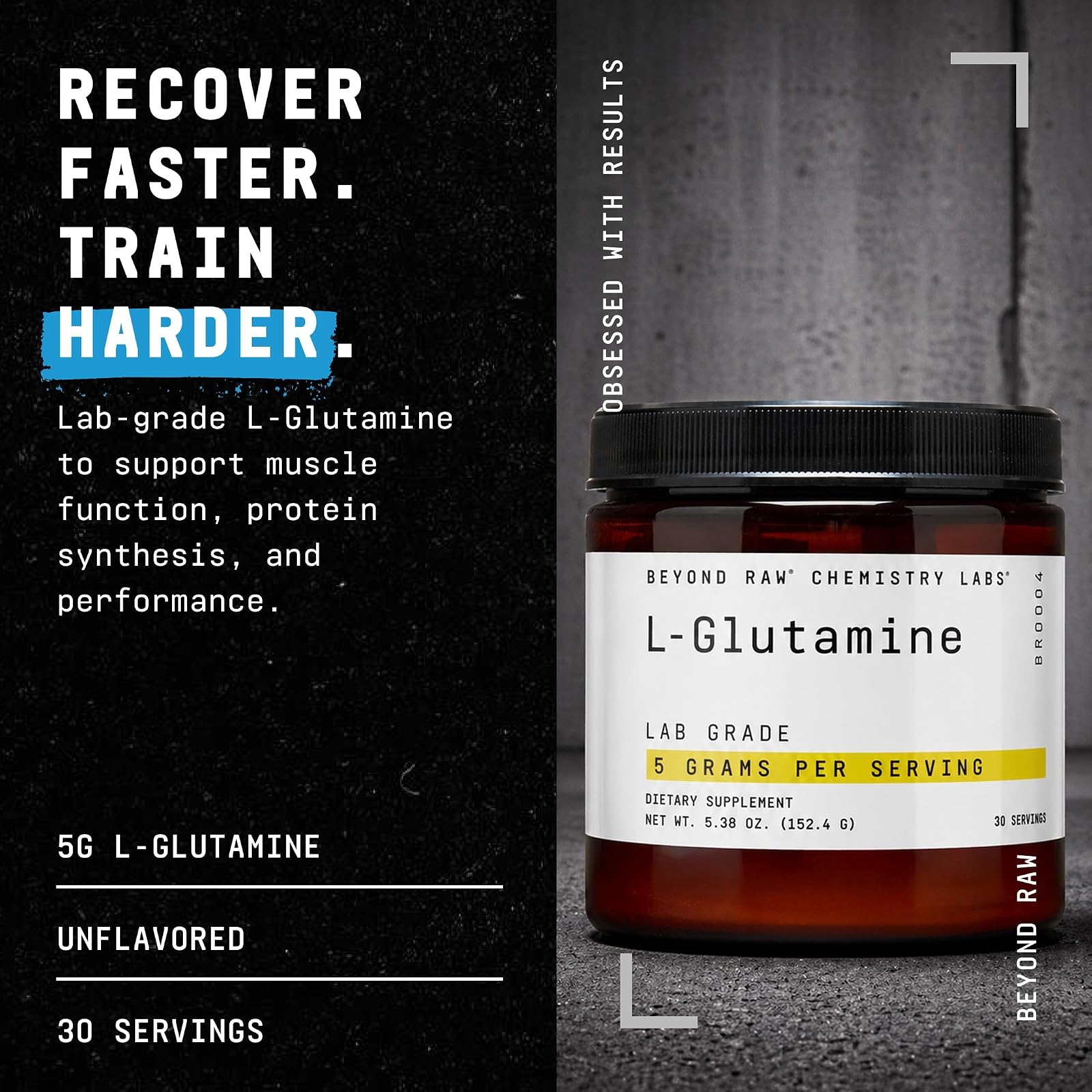 GNC l-glutamine for post-workout support