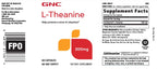 GNC l-theanine for better sleep