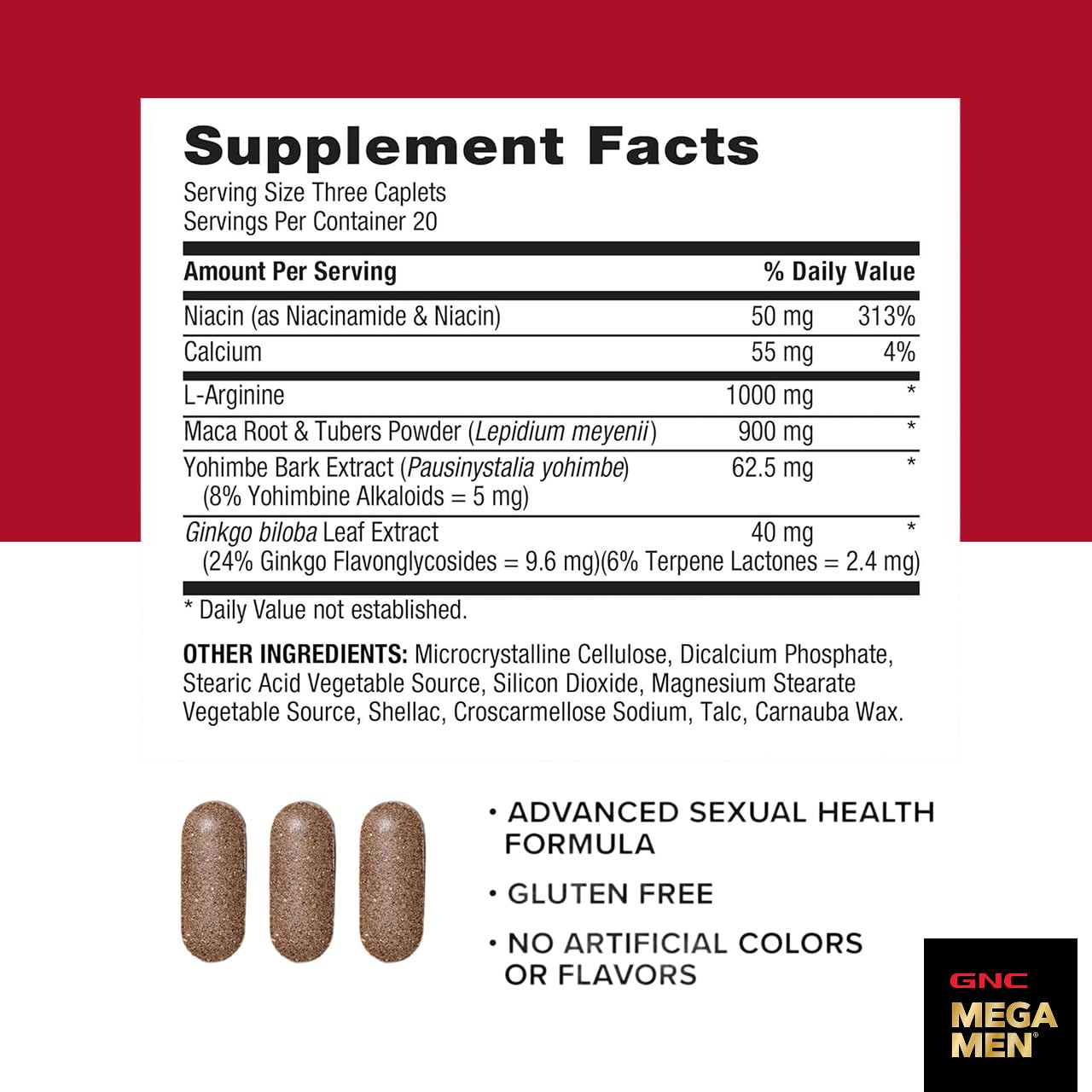GNC Maca Man for athletic performance
