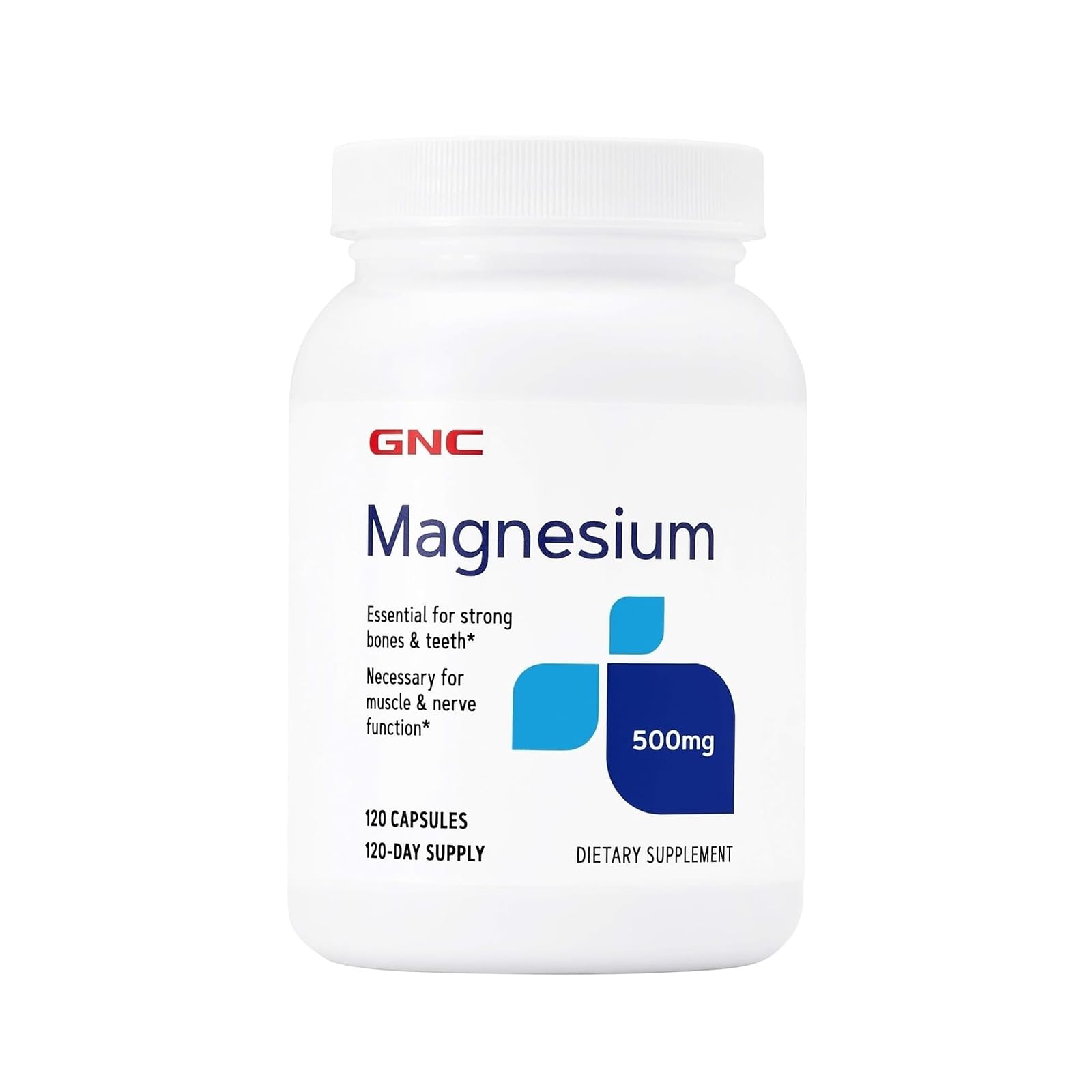 GNC magnesium 500 mg capsules
