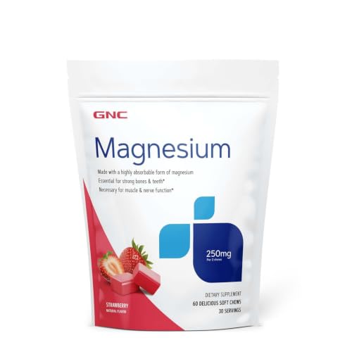 GNC magnesium soft chews for relaxation