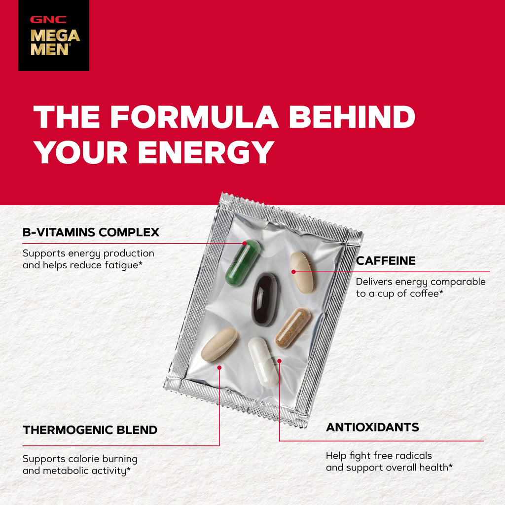 GNC Mega Men daily health essentials