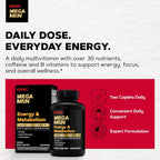 GNC Mega Men daily multivitamin tablets
