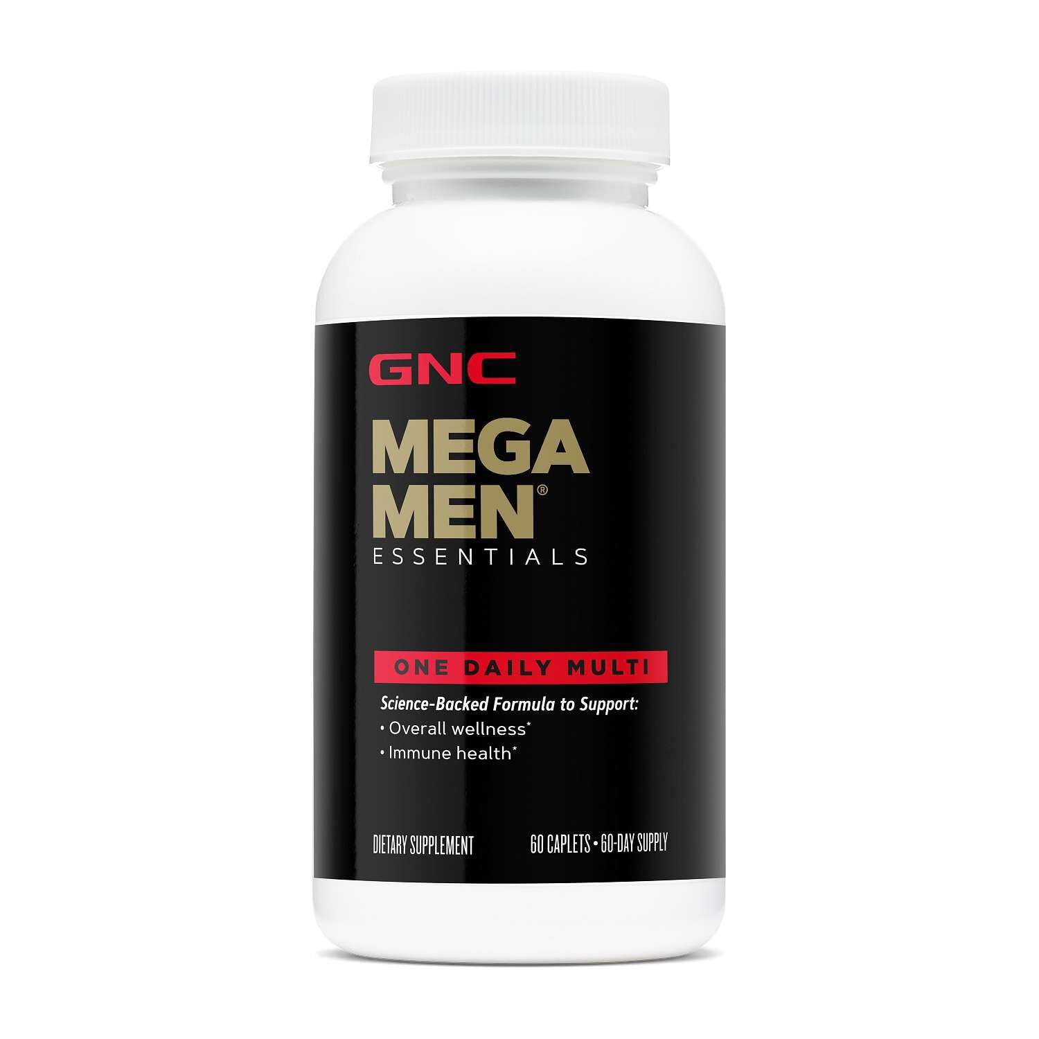 GNC Mega Men essential vitamins