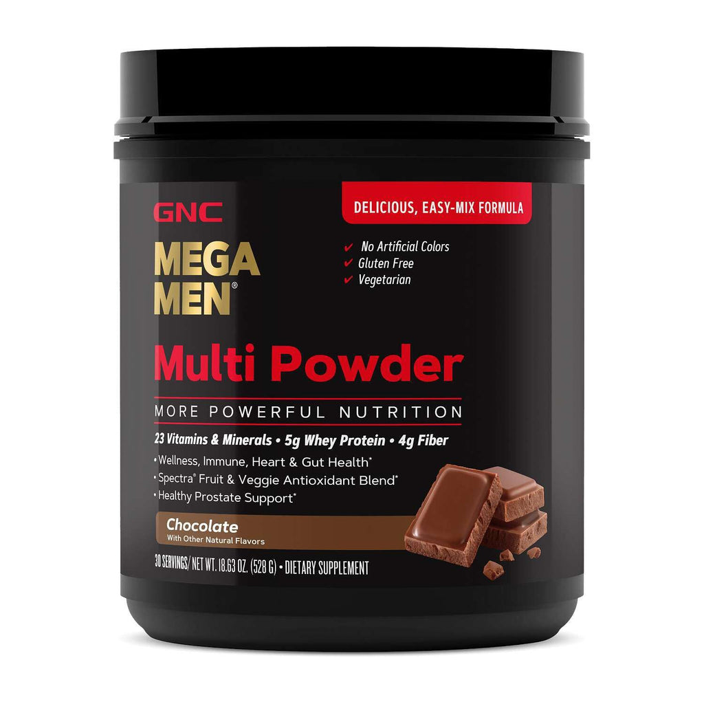 GNC Mega Men multi powder benefits