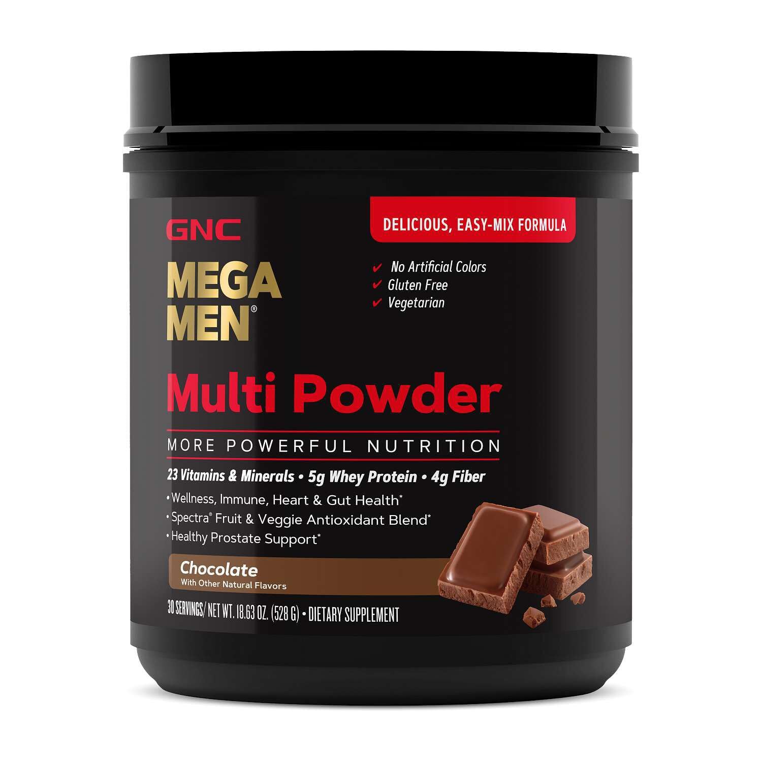 GNC Mega Men multi powder benefits