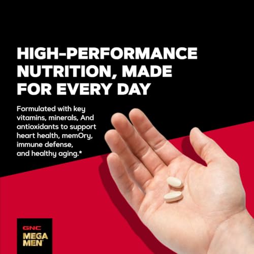 GNC Mega Men multivitamin benefits