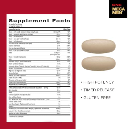GNC Mega Men multivitamin for fitness enthusiasts