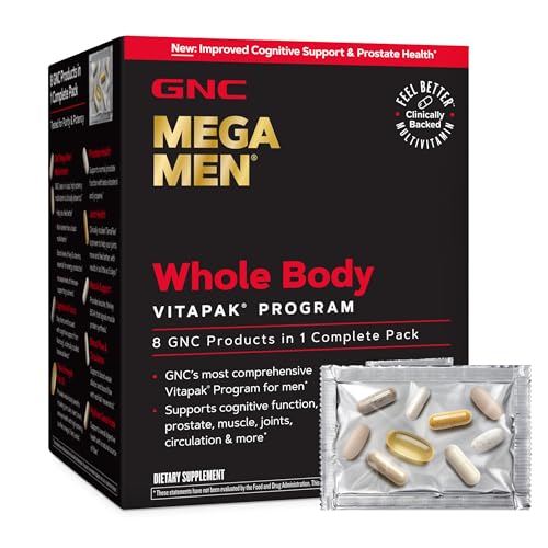GNC Mega Men multivitamin pack