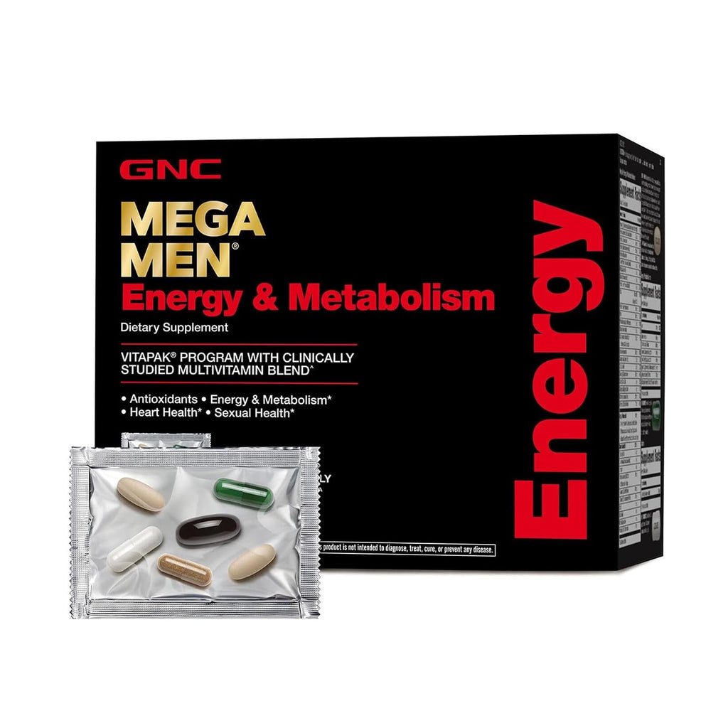 GNC Mega Men multivitamin packs