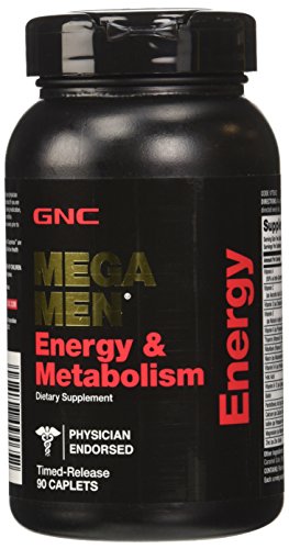 GNC Mega Men multivitamins for energy