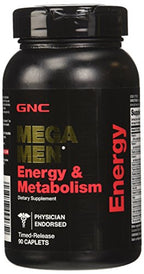 GNC Mega Men multivitamins for energy