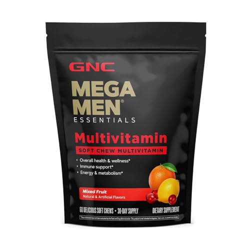 GNC Mega Men multivitamins for men