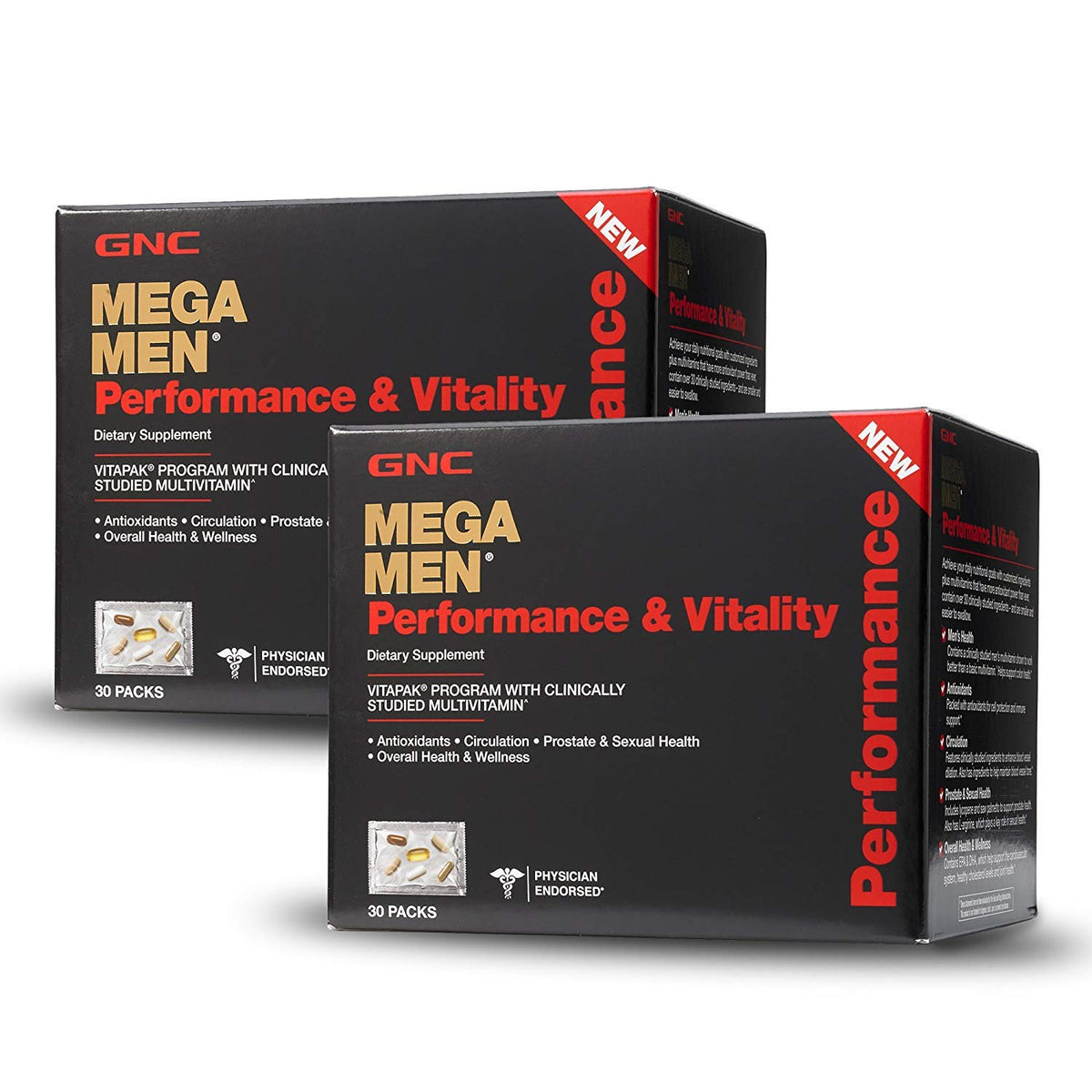 GNC Mega Men multivitamins for men