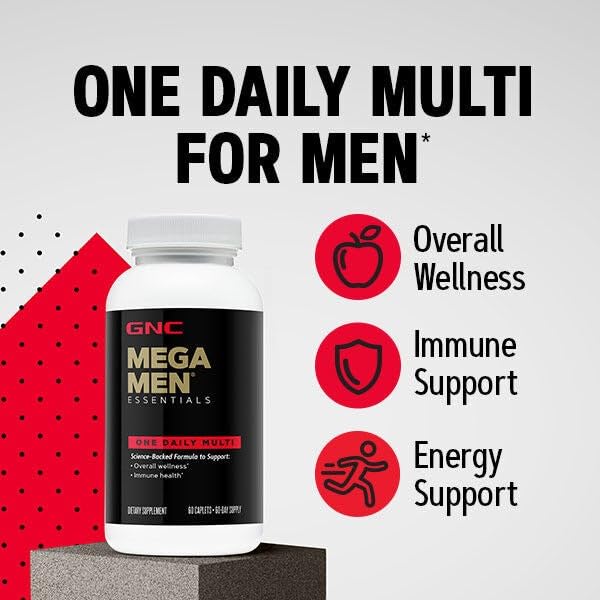 GNC Mega Men whole food multivitamin