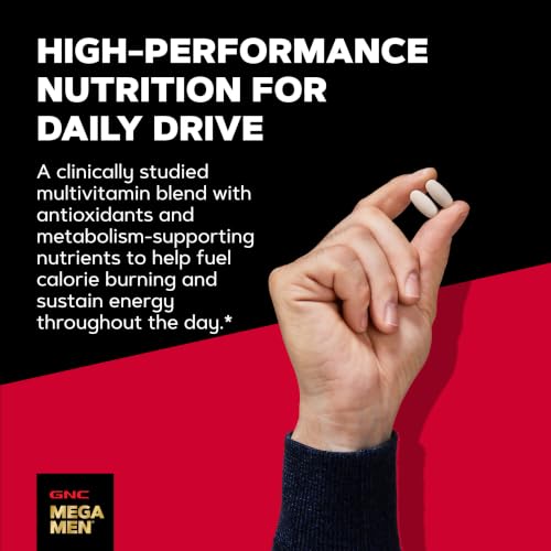 GNC Mega Men whole food multivitamin