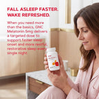 GNC melatonin for enhanced sleep routine