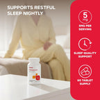 GNC melatonin for improved sleep quality