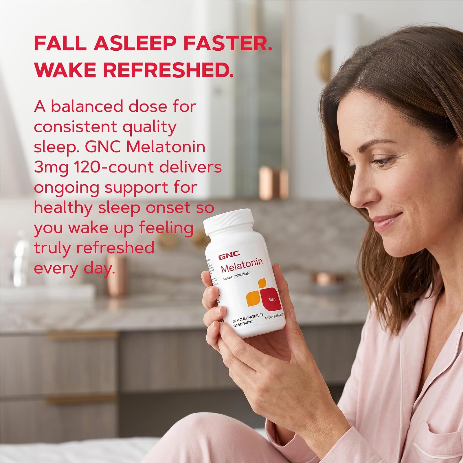 GNC melatonin for sleep quality