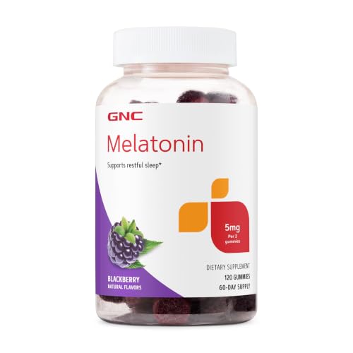 GNC melatonin gummies for restful sleep