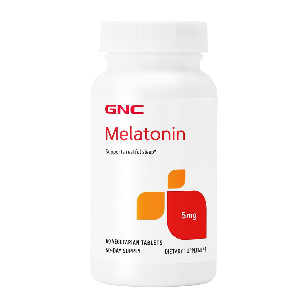 GNC melatonin tablets for restful sleep