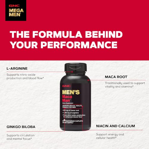 GNC Men's Maca health benefits