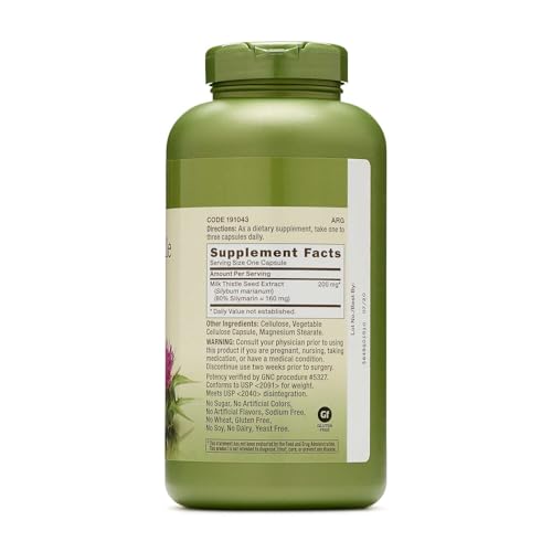 GNC milk thistle for overall wellness