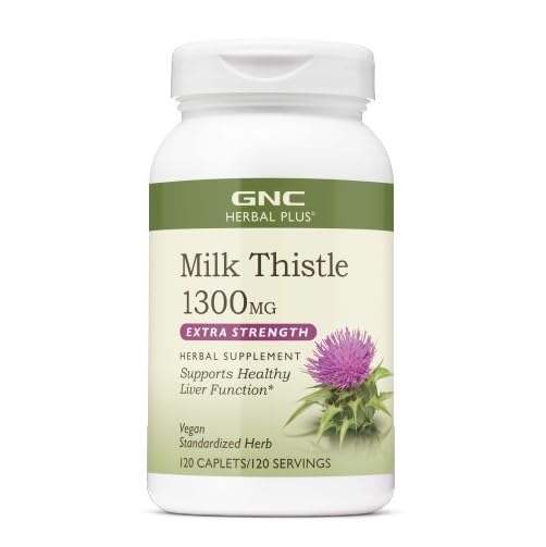GNC Milk Thistle liver support caplets