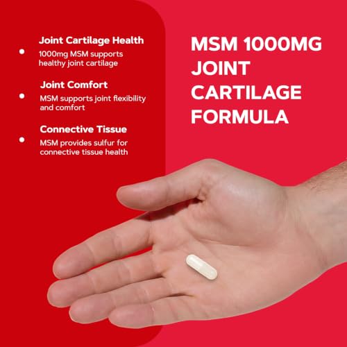 GNC MSM capsules support healthy joints